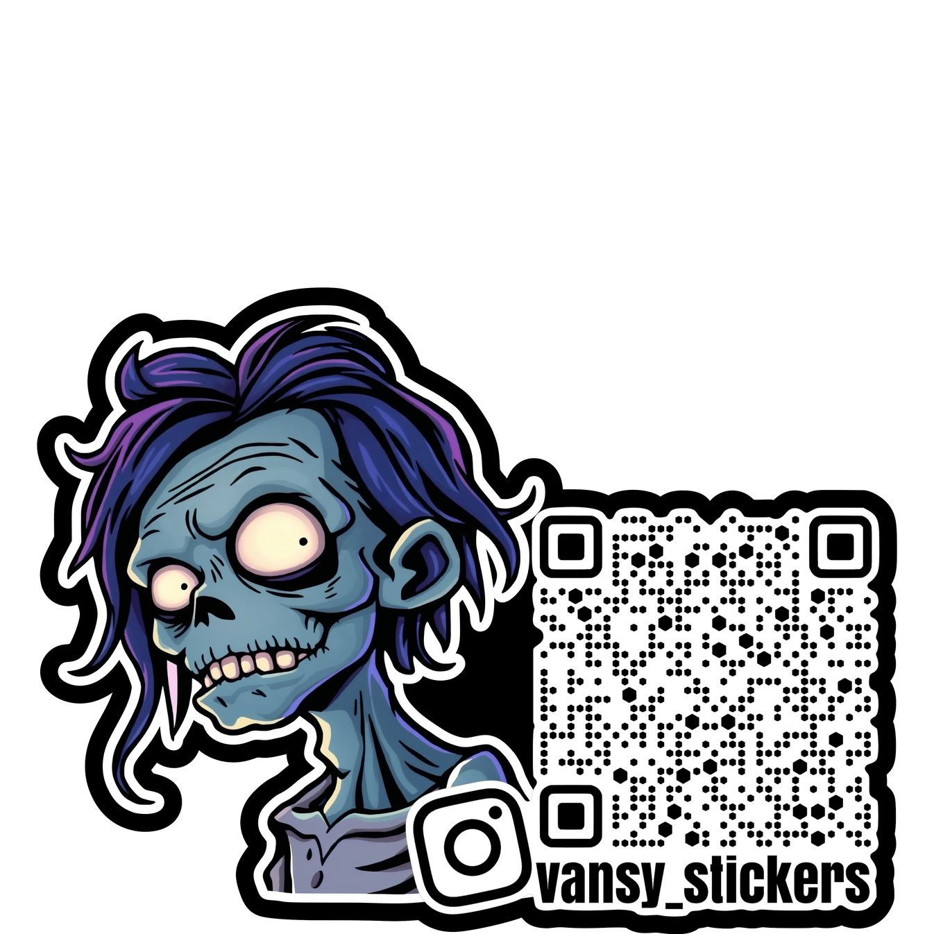 QR Code Stickers – Vansy Stickers